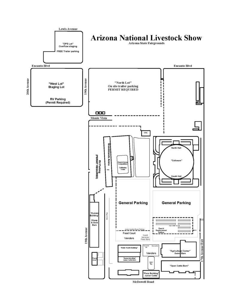 Arizona National - Fairgrounds Map - Arizona National Livestock Show